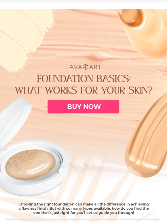 Lava Art: Which Foundation is Right for You? 🤔 Discover Inside! | Milled