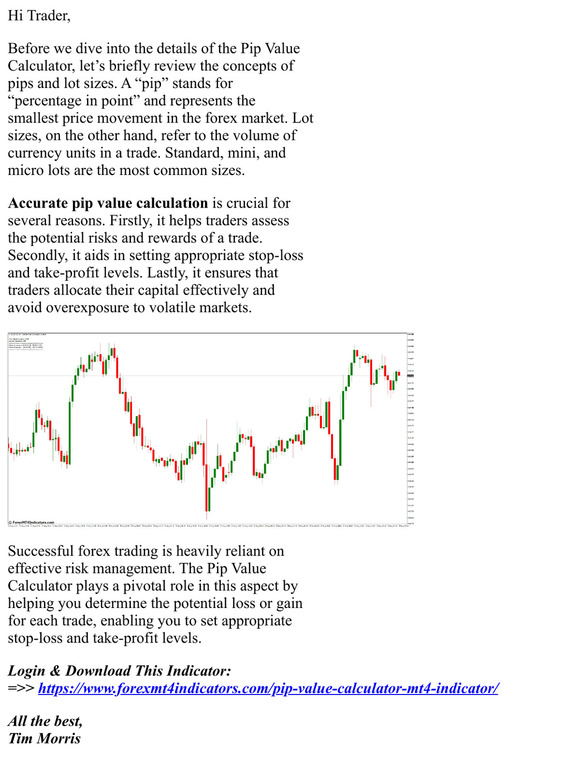 Forex Mt4 Indicators [download] Pip Value Calculator Mt4 Indicator