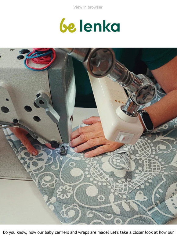 Be Lenka: How the Be Lenka baby carriers and wraps are made: A behind ...