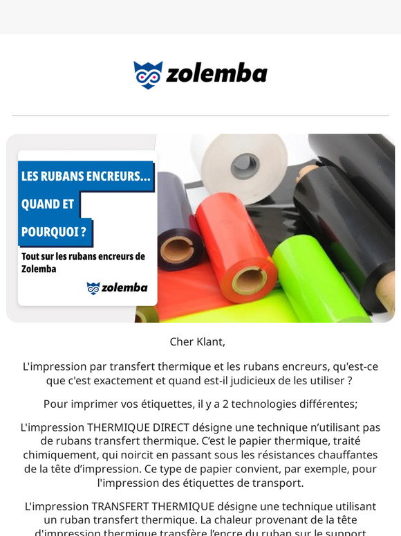 Zolemba: Tout ce que vous devez savoir sur les rubans encreurs ! | Milled