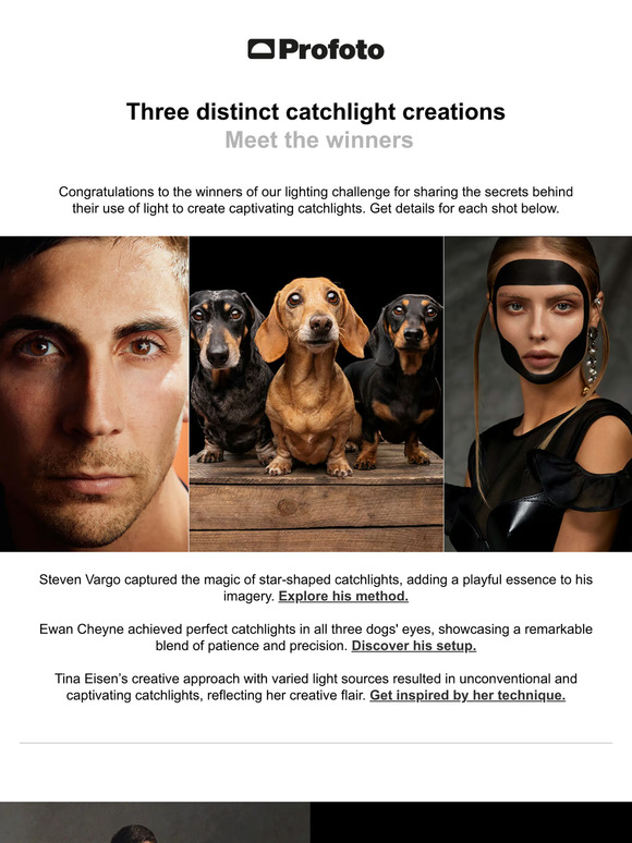 Profoto: Meet the winners of our catchlight challenge | Milled