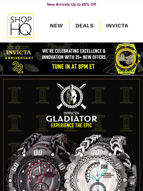 ShopHQ: The New Invicta Gladiator Masterpiece is Here | Milled