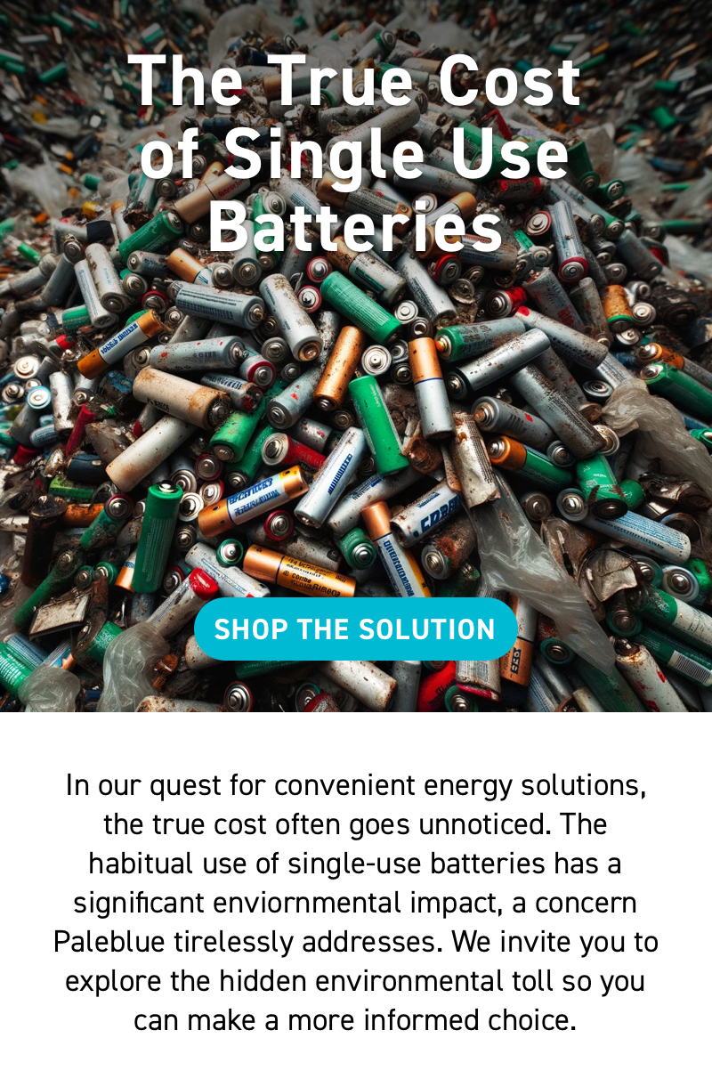 Pale Blue: The Hidden Cost of Single-Use Batteries Unveiled 🔍 | Milled