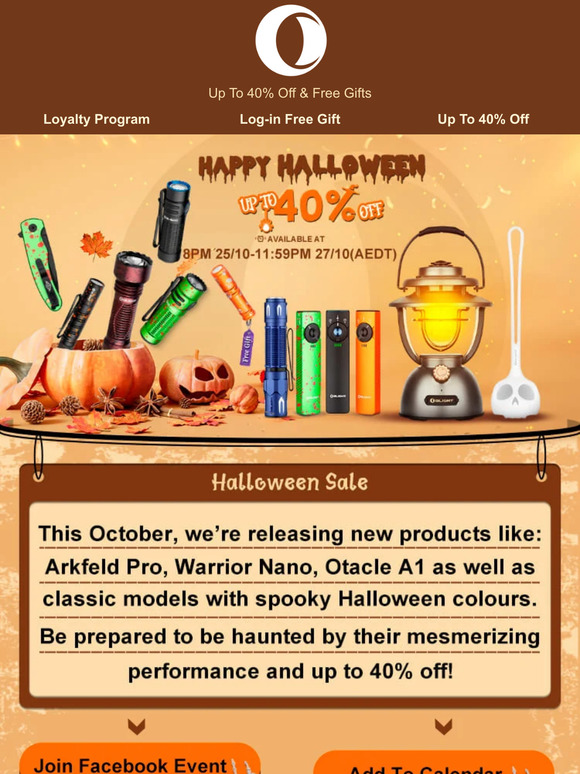 Olight: 🤩Halloween Release｜Laser + UV + White Light in 1 Light | Milled