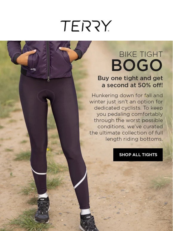 Terry Bicycles: Bike Tight BOGO Is HERE - Buy One, Get 50% Off Another ...