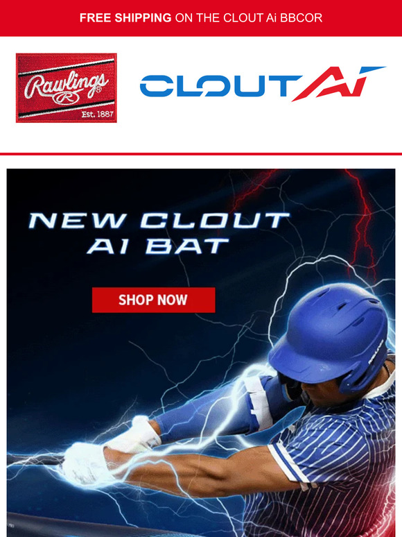 Rawlings: Introducing the Clout Ai BBCOR Bat — Get Yours Today! | Milled