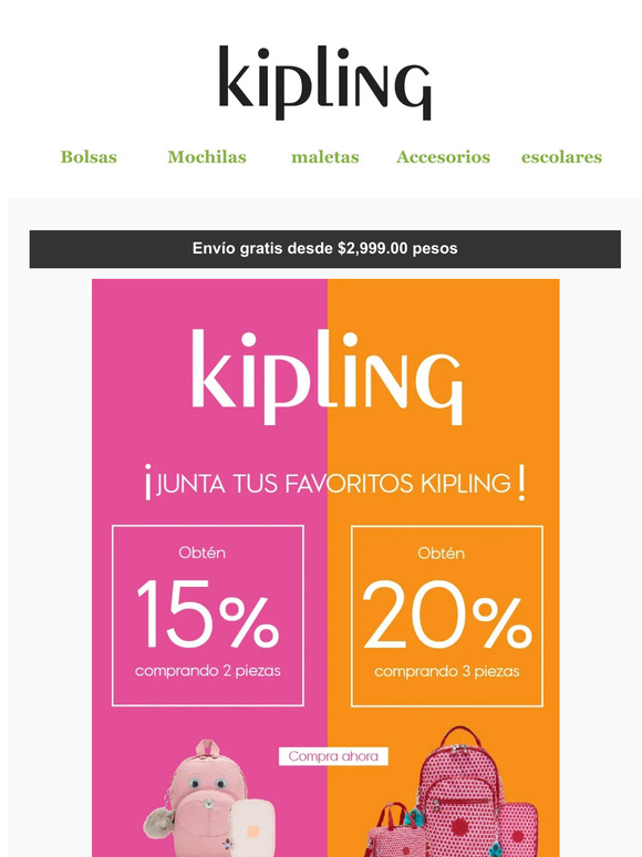 Kipling Mexico: Se acaban los kits 😮 | Milled