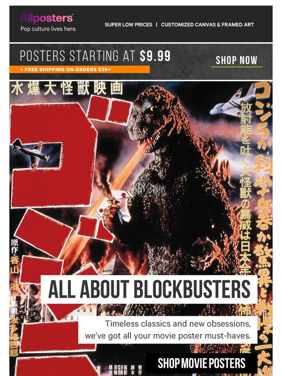 All Posters: Fan favorite movie posters starting at $9.99! | Milled