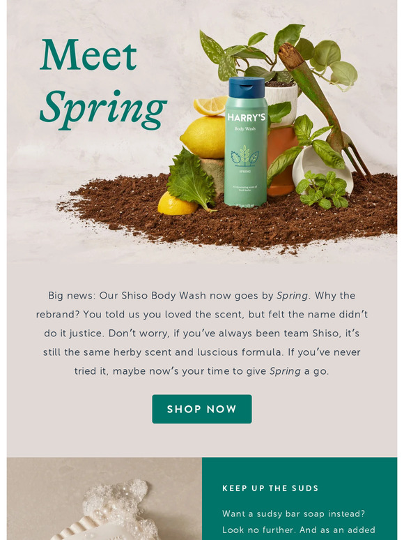 Harry's: Shiso is now named Spring (surprise!) 🌱 | Milled