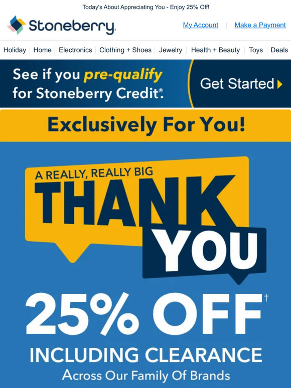 Stoneberry: Here's A Little Something To Say Thank You | Milled