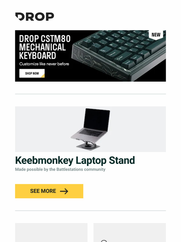 Massdrop: Keebmonkey Laptop Stand, QKA KEEB Road to Outer Space Keycap ...