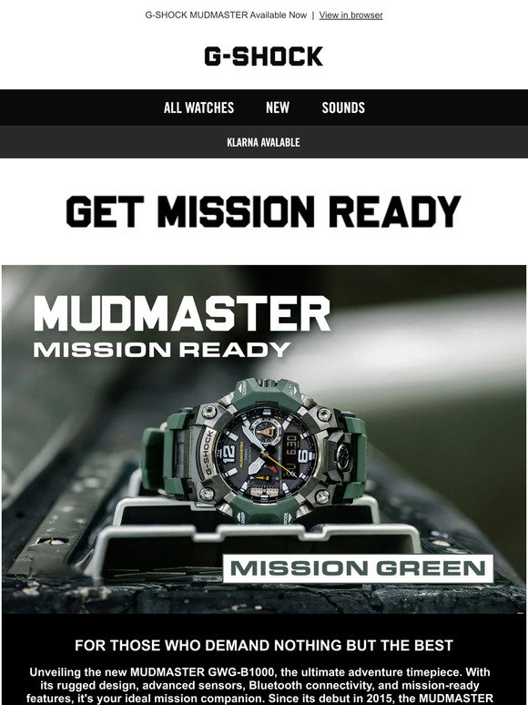 Casio: New Arrival: The New MUDMASTER Is Here | Milled