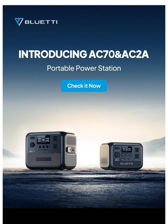 Bluetti: INTRODUCING AC70&AC2A Portable Power Station⚡ | Milled