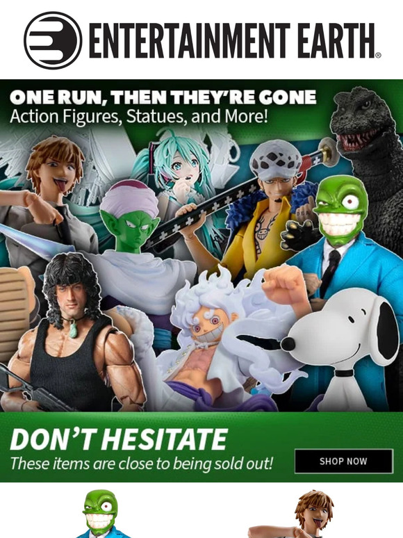 Entertainment Earth: These Awesome Figures MUST Go Home with You | Milled