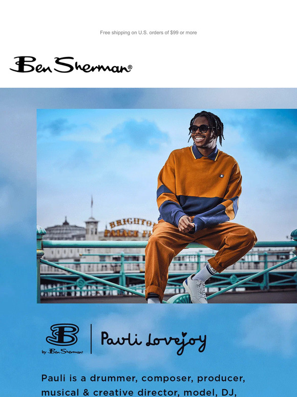 Ben Sherman: Just Launched: B By Ben Featuring Pauli Lovejoy | Milled