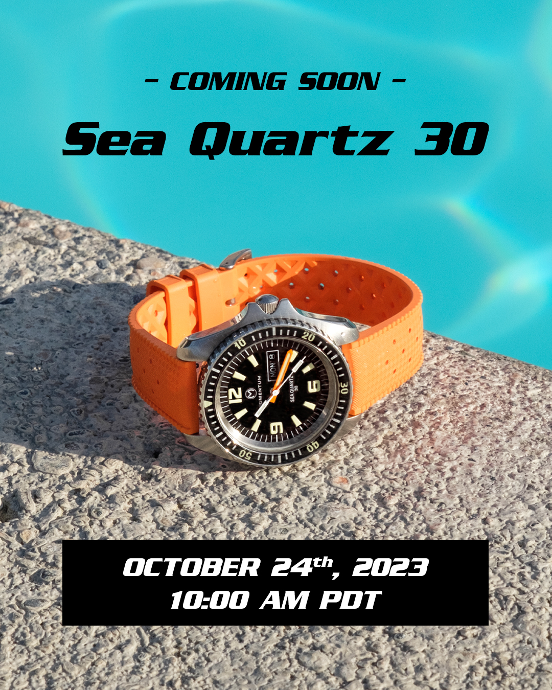 Momentum Watch: Coming Soon: Sea Quartz 30 👀 | Milled