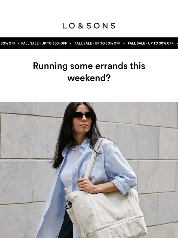 Lo & Sons: Your Weekend Errands Made Easy 🛍️ | Milled