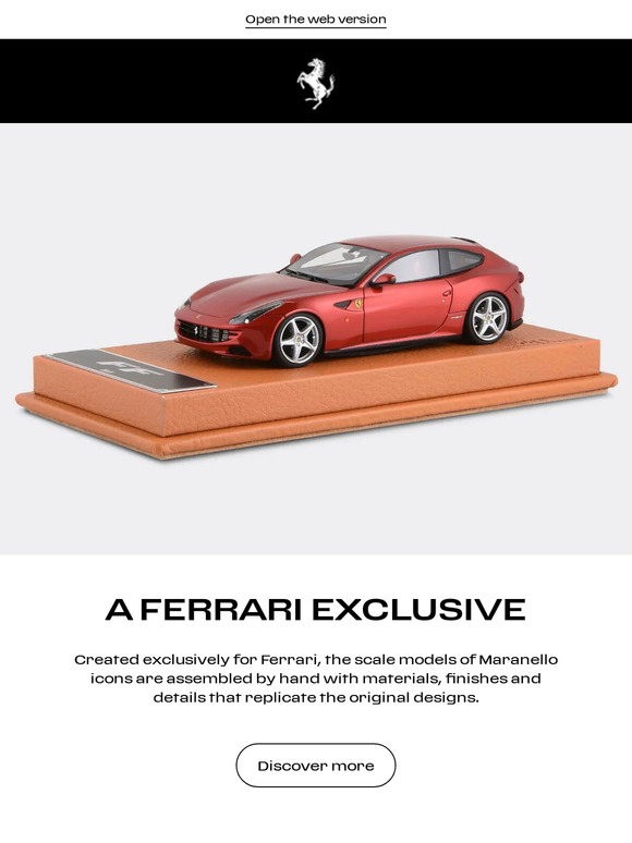 Ferrari Store UK: Exclusive: Ferrari scale models | Milled