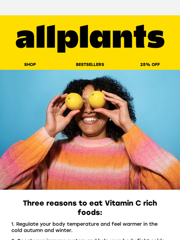 allplants: High in Vit C dishes | Milled