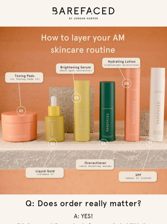 Barefaced: Product Layering 101 ️ | Milled