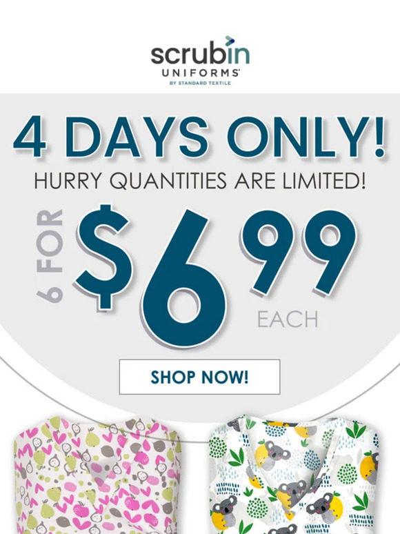 Scrubin: One of Each Please. 6 for $6.99 Sale! | Milled