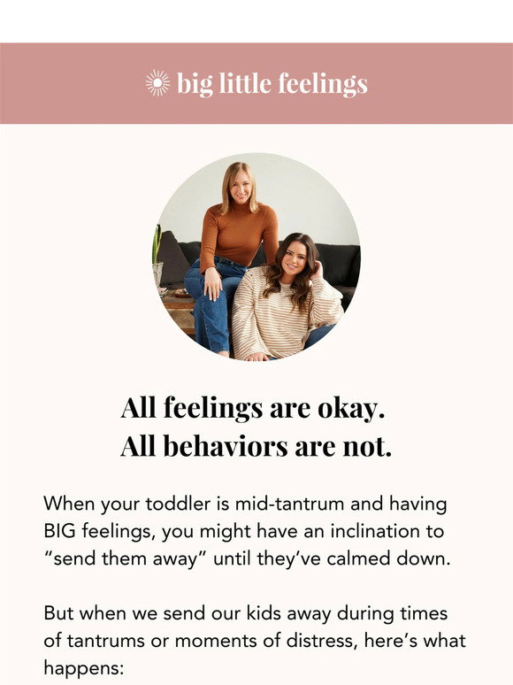 Big Little Feelings: How to Respond to Big Feelings -> | Milled