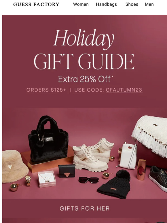 Guess: Gifts for Everyone on Your List | Milled
