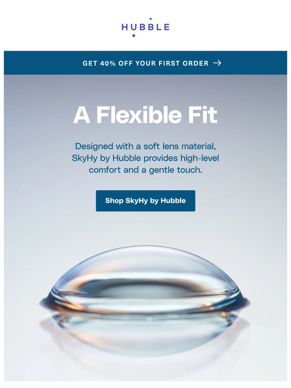 Hubble Contacts: Get more flexibility with SkyHy by Hubble. | Milled