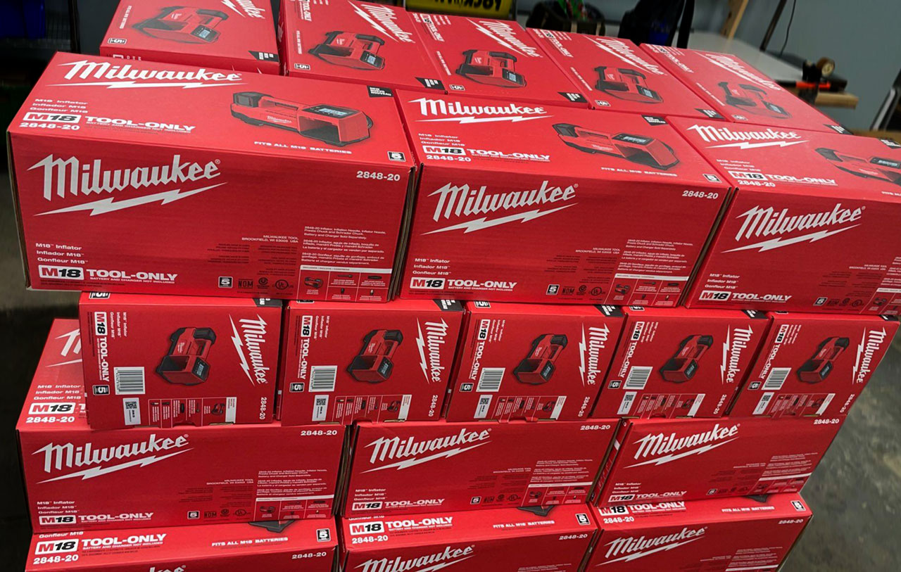 LockNLube: BACK IN STOCK 🚨 Milwaukee® M18™ Cordless Tire Inflator kits ...