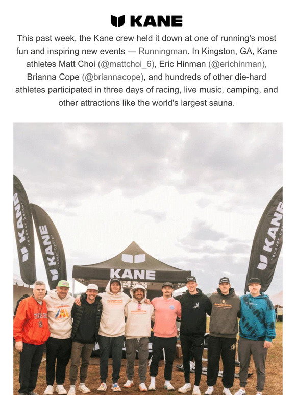 Kane Footwear: Kane Brings Next-Level Recovery to Runningman 🙌🏃 | Milled