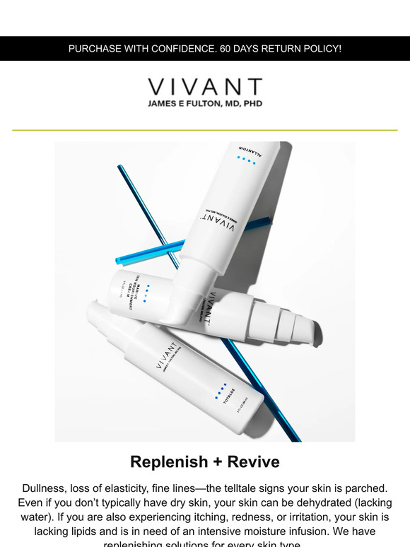 Vivant Skin Care: 3 Signs Your Skin Needs Hydration | Milled