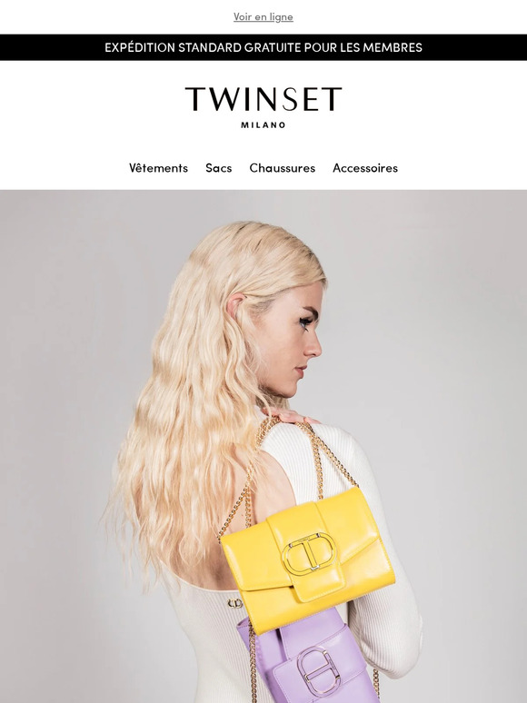 twinset.com: Sac AH 2023 | Les modèles iconiques | Milled