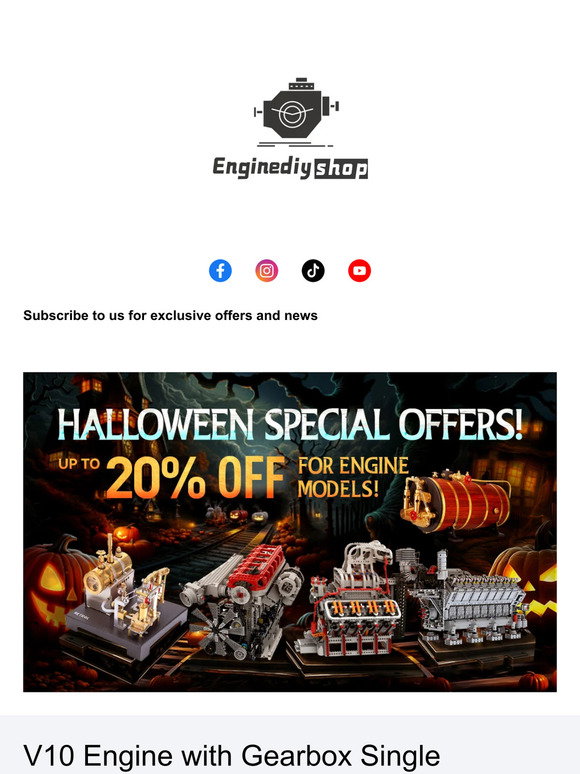 Enginediy: New V10 Engine Coming!!! | Milled