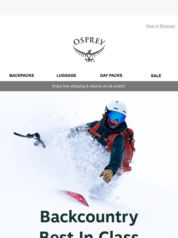 Osprey Packs: Best-in-class backcountry touring packs | Milled