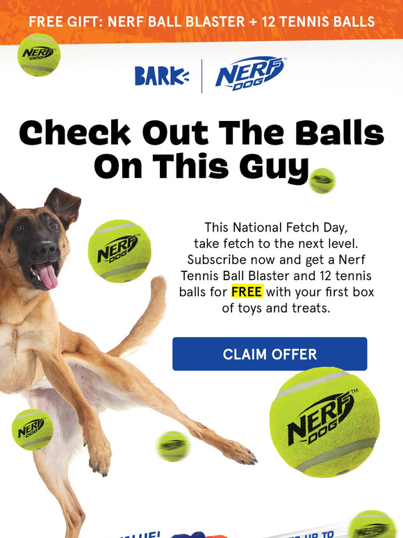 BarkBox: nana, Does Your Human Suffer From Projectile Dysfunction? 😬 🎾 ...