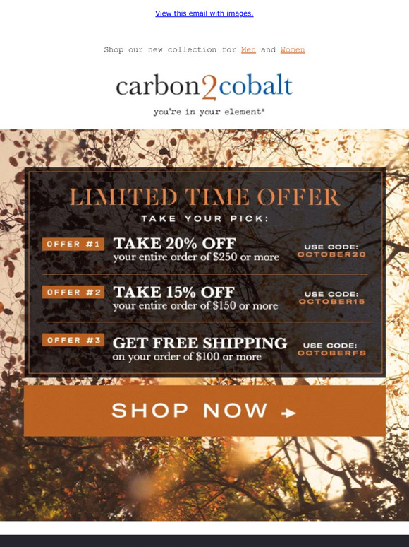 Cobalt 27: 20% Off Your Order - Time is Running Out | Milled