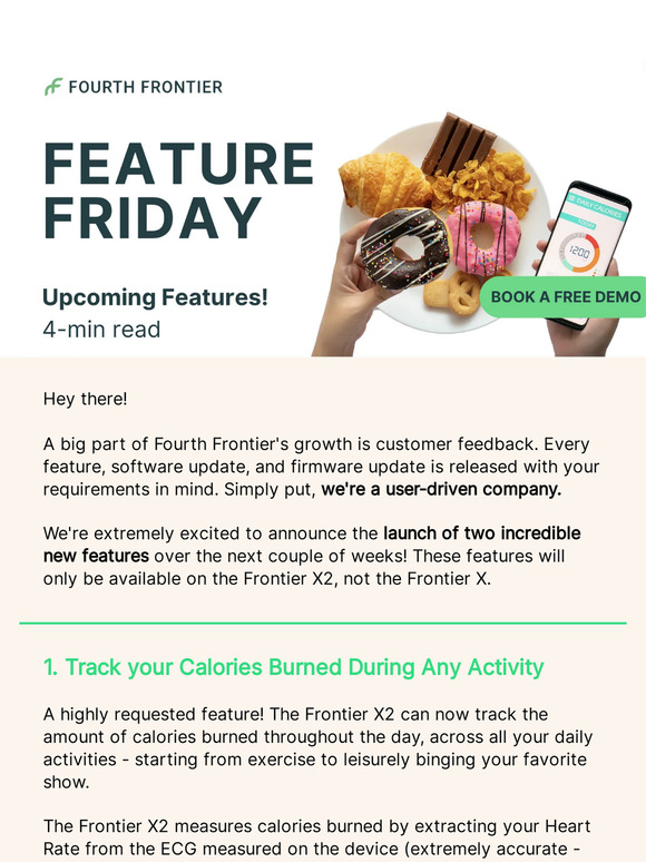 Fourth Frontier: Upcoming new features! Burn calories & measure stress ...