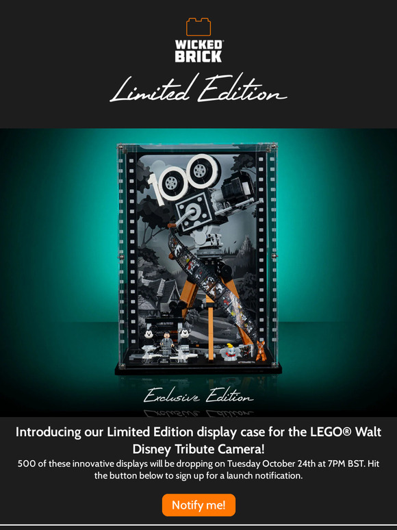 Wicked Brick: First look - Limited Edition Disney Camera display case ...