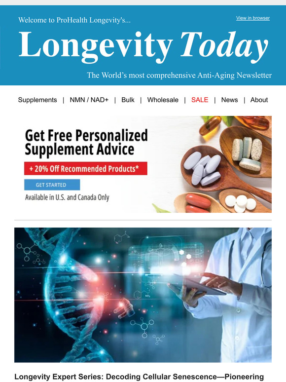 ProHealth: Longevity Expert Series: Decoding Cellular Senescence ...