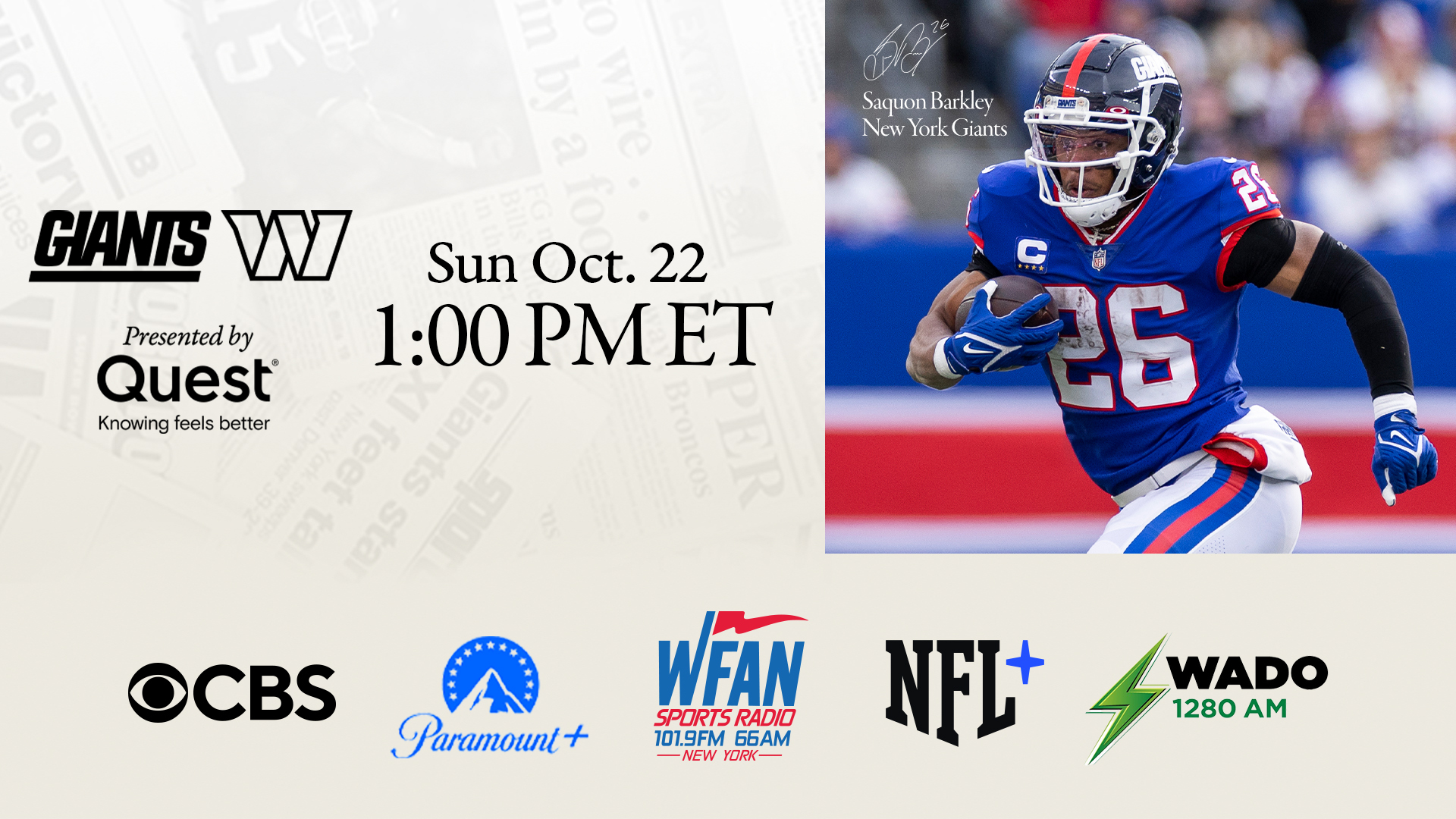 New York Giants: Game Preview: Giants face Commanders in Week 7 | Milled