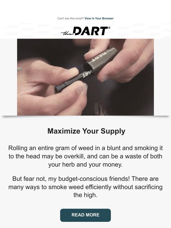 The DART Company: The Most Efficient Way to Smoke Weed in 2023 | Milled