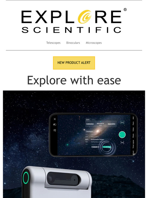 Explore Scientific: DWARF II smart telescope makes exploration easy ...