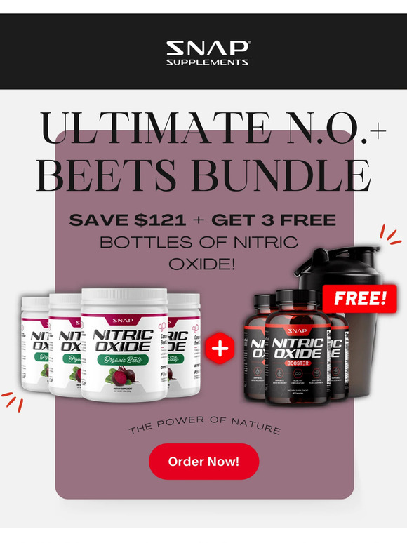 Snap Supplements: ⏰ Ultimate Nitric Oxide Bundles! 🤑 (email exclusive ...
