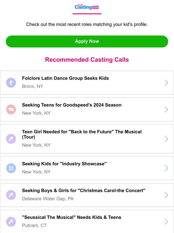 KidsCasting: 10 New Roles Available for Your Kid | Milled