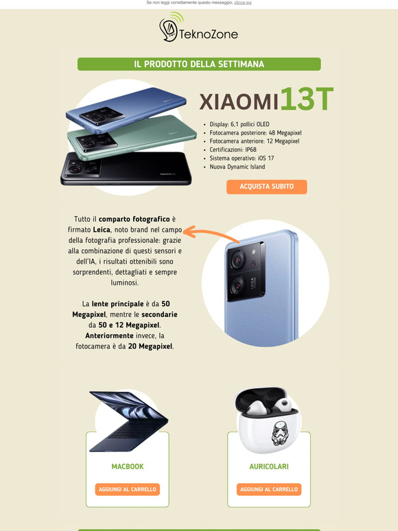 TeknoZone: Scopri le fotocamere Leica di Xiaomi 13T 😍📸 | Milled