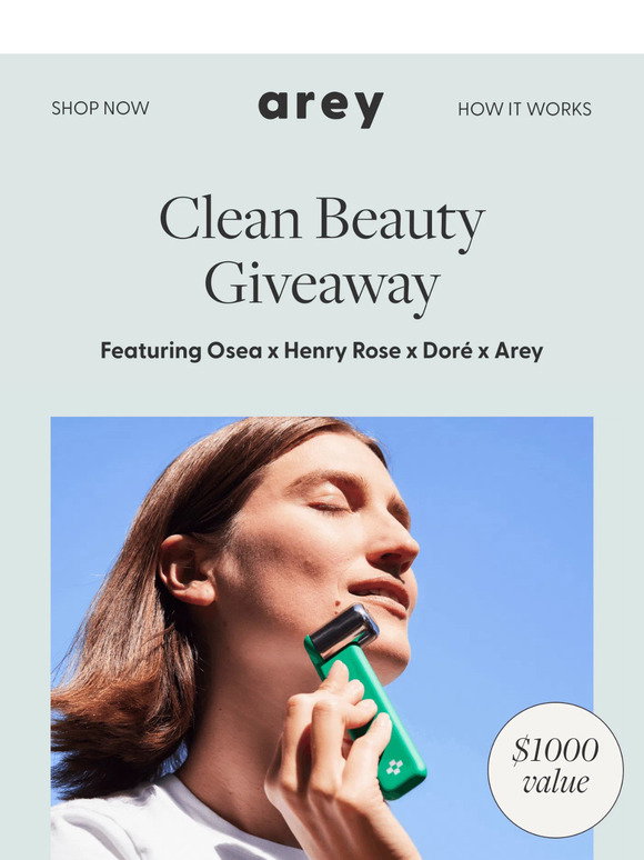 Arey: Win $1000 in products from Osea, Henry Rose, Doré, and Arey | Milled