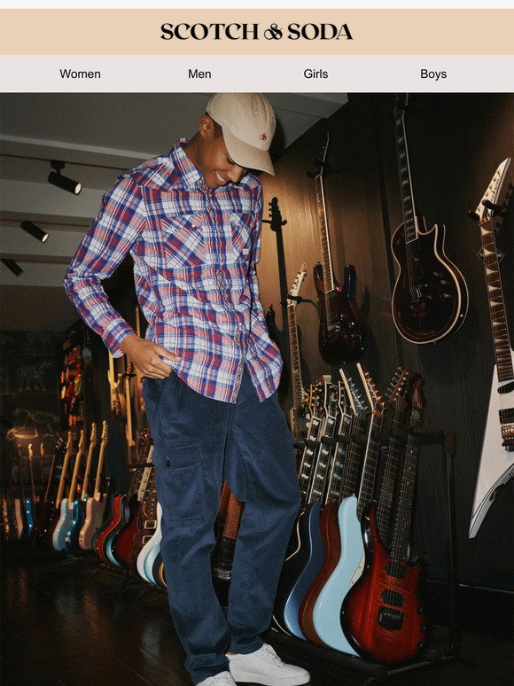 Scotch & Soda: 🎸 A Fine-Tuned Approach to Plaid | Milled