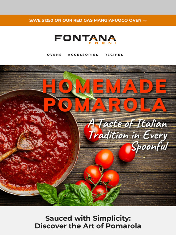 Fontana Forni: Dive into Authentic Italian Flavors with Our Pomarola ...