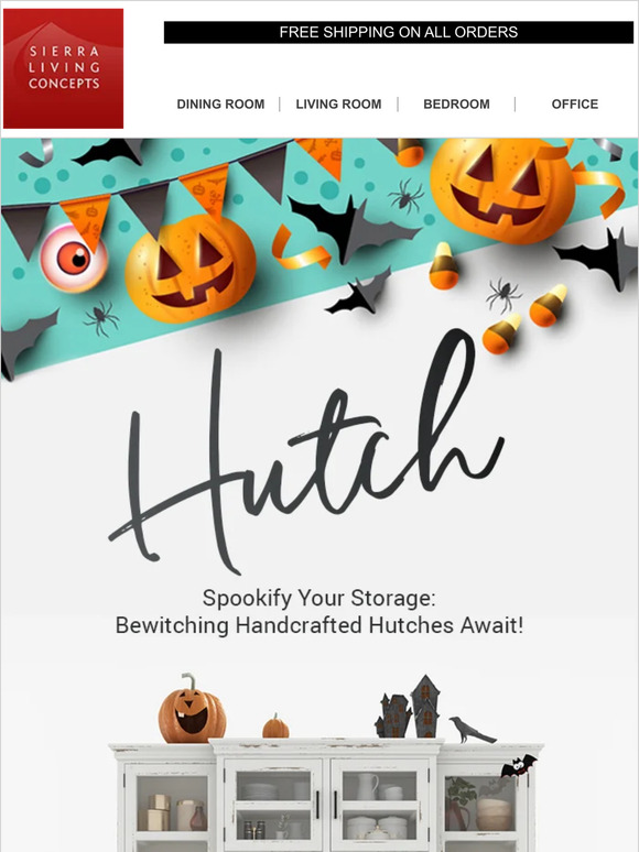 Sierra Living Concepts: Halloween Secret: Our Hutch Clears the Clutter ...