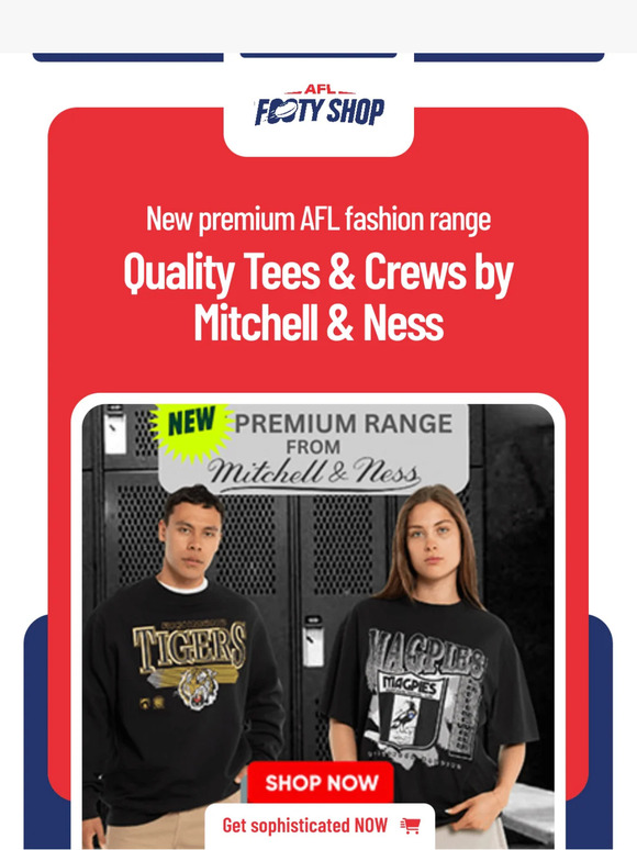 AFL Footy Shop: Footy Fan, Check out our new Mitchell & Ness Premium ...